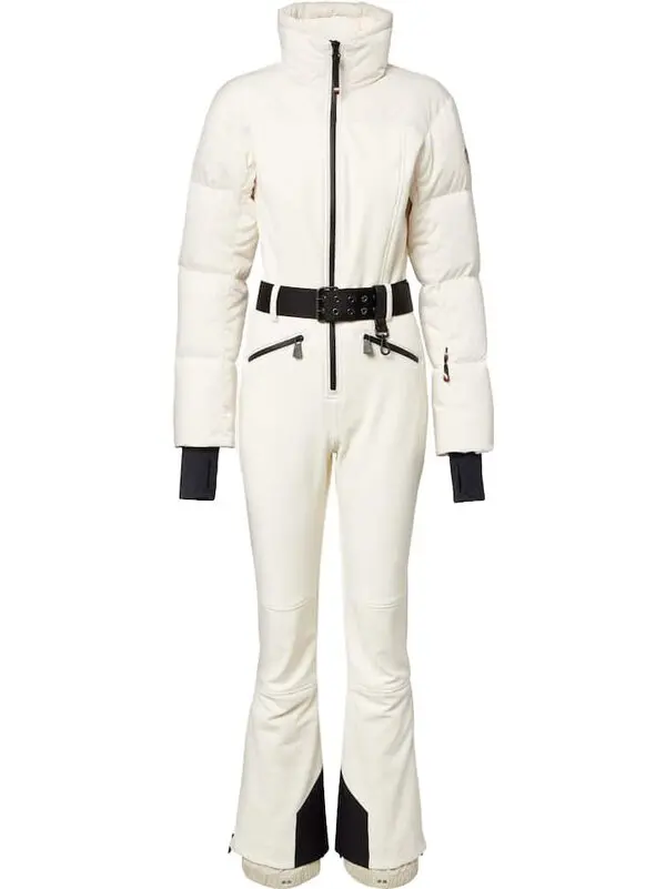 Moncler Technical Down Ski Suit - White