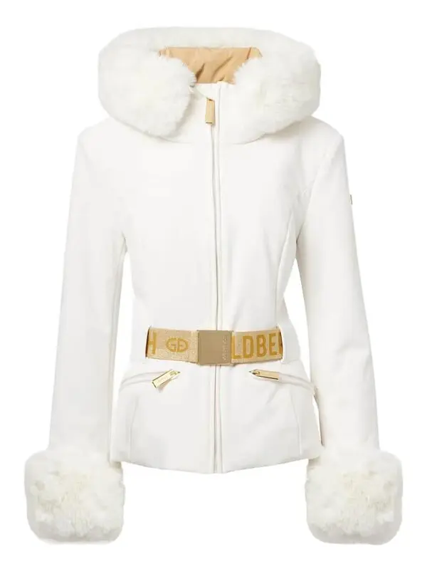 Goldbergh Faux Fur-trimmed Down Ski Jacket - White
