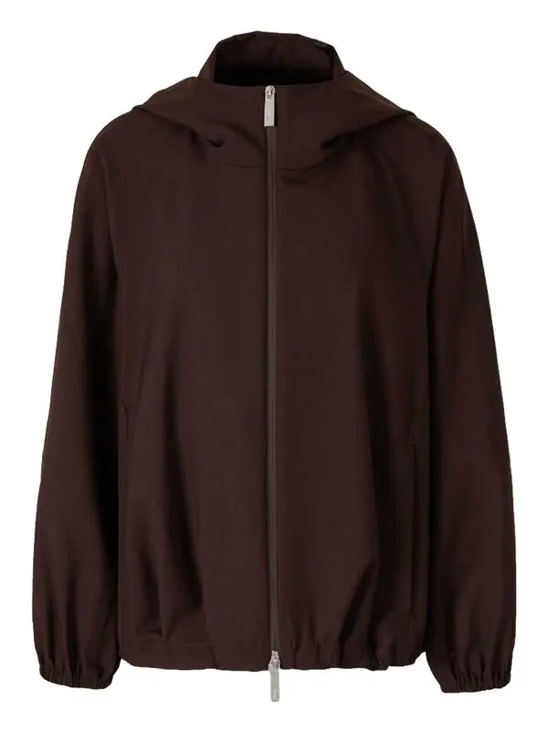 Herno Technical Hooded Jacket - Brown