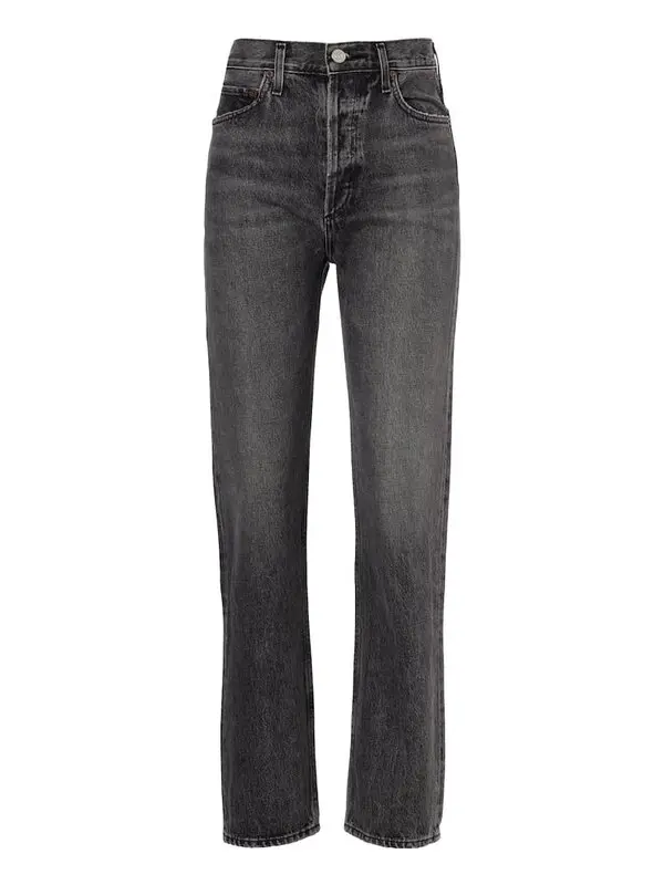 AGOLDE 90's Pinch High-rise Straight Jeans - Grey