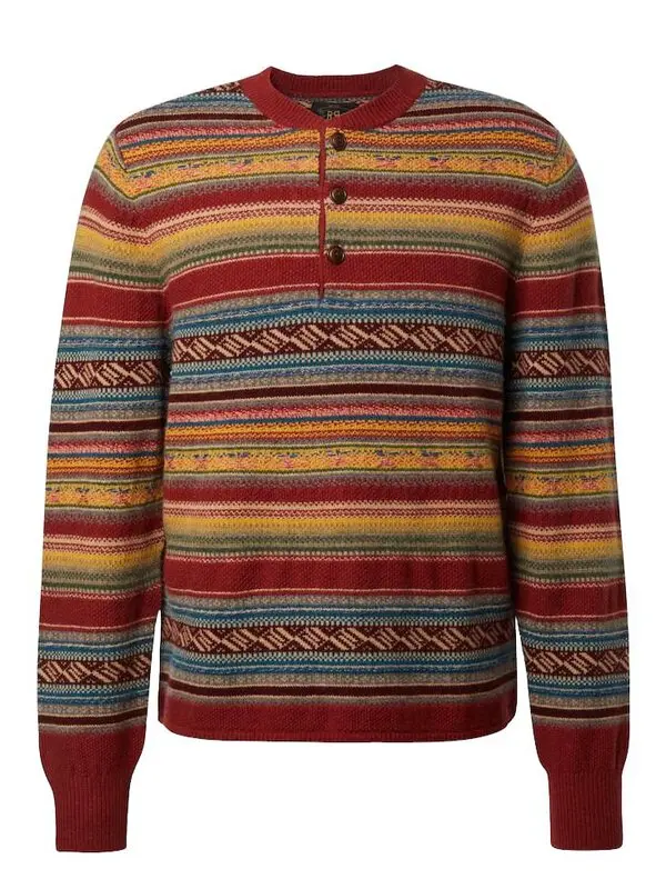 Ralph Lauren Wool-blend Jacquard Sweater - Multicoloured