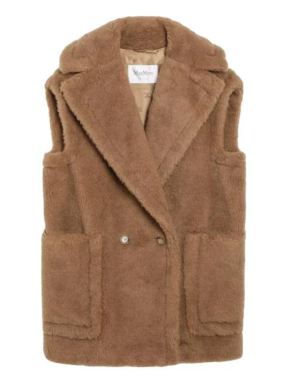 Max Mara Teddy Waistcoat - Beige