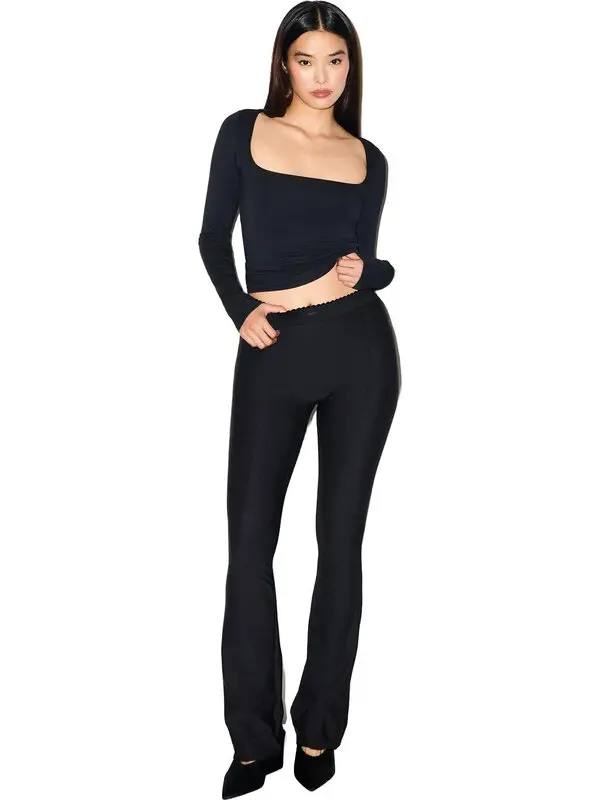 SKIMS Body High Waisted Flare Pant - Onyx