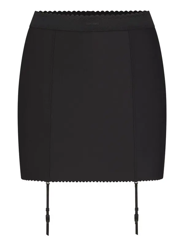 SKIMS Mini Garter Skirt - Onyx