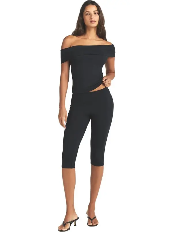 SKIMS High Waisted Capri - Obsidian