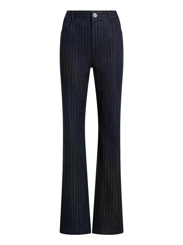 Cinq À Sept Shailene Pinstripe Trousers - Blue