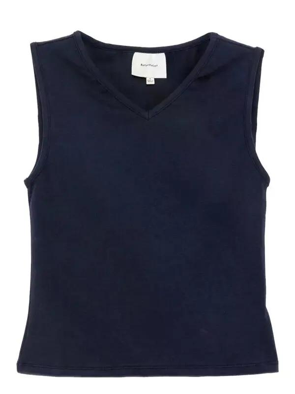 REFORMATION Wren Knit Top - Blue