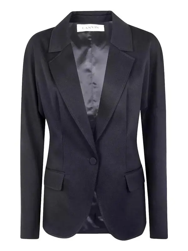 LANVIN Buttoned Blazer - Black