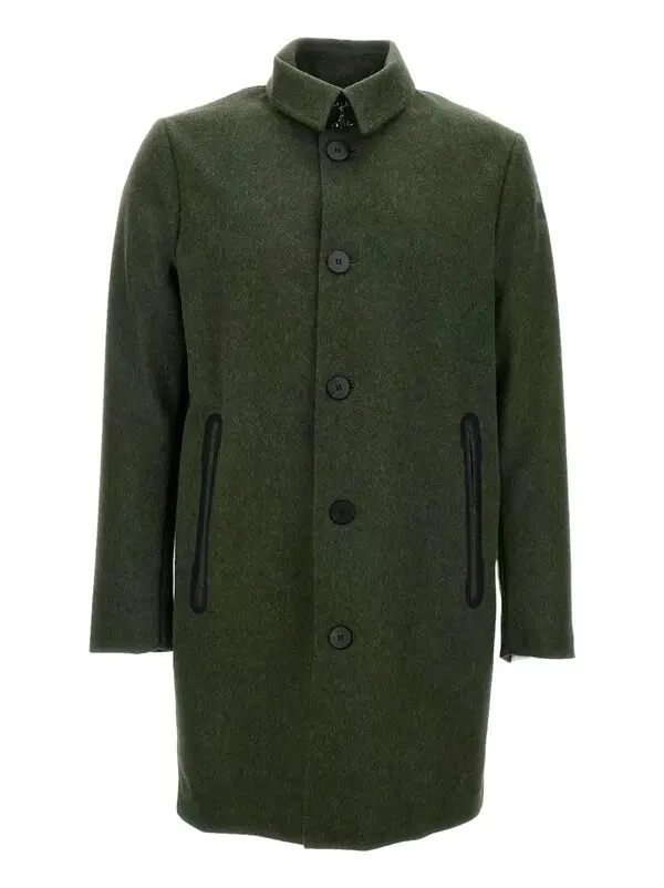 RRD - ROBERTO RICCI DESIGN Zipped Wool Coat - Green