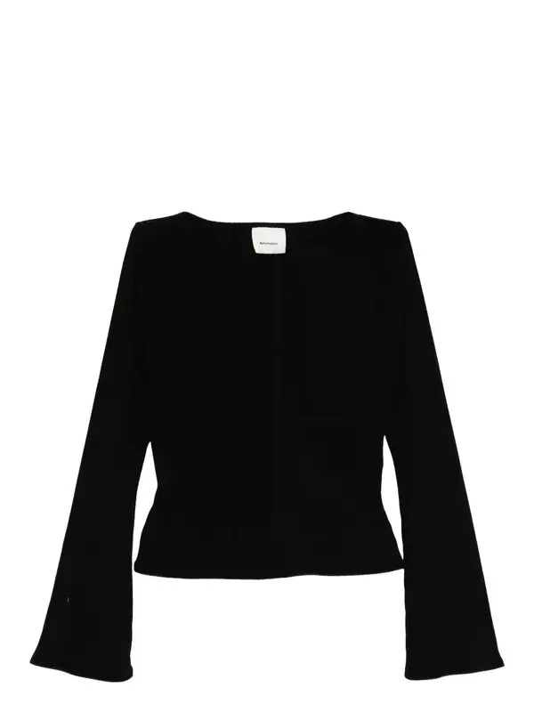 REFORMATION Miller Top - Black
