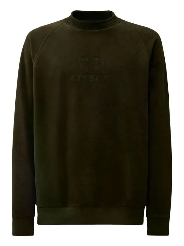 C.P. COMPANY Embossed Crew-neck Sweater - Grey