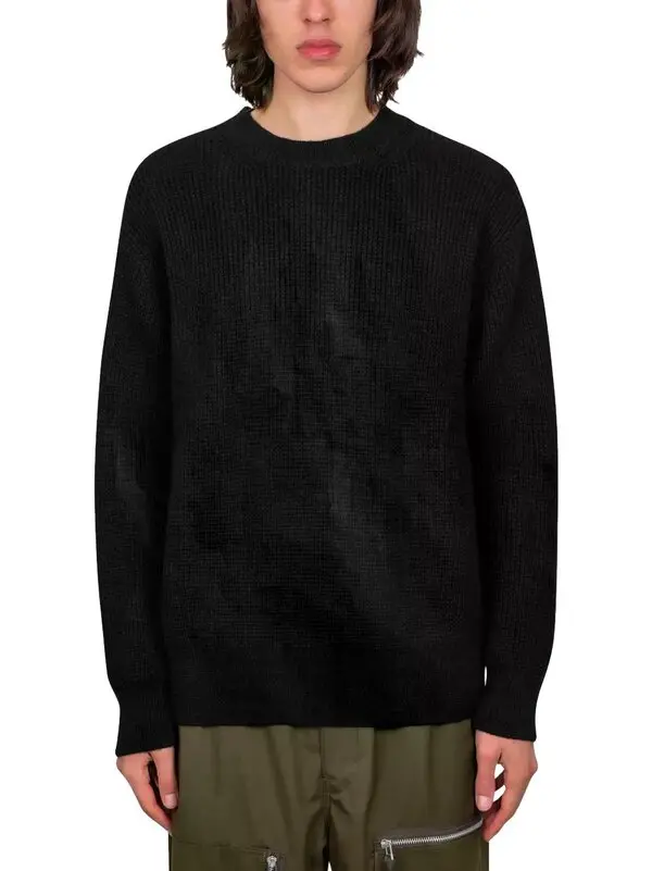 Comme Des Garçons Crew Neck Sweater - Black