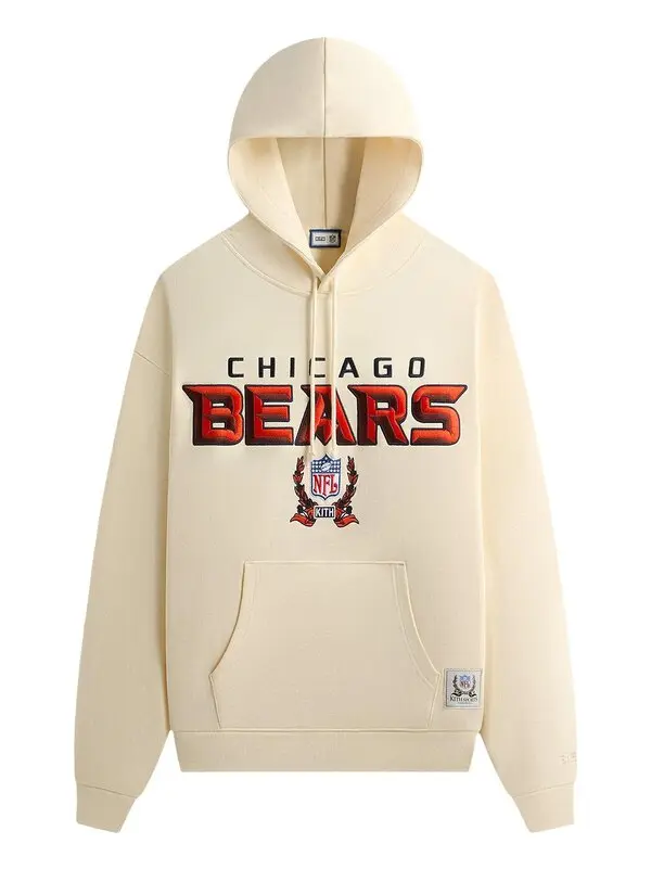 Kith For The Nfl Chicago Bears Vintage Hoodie - White