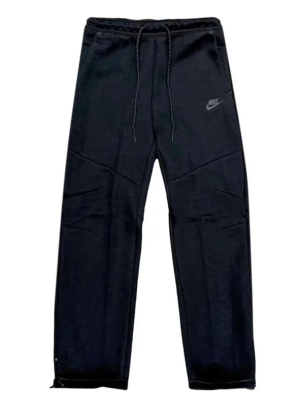 Nike Tech Open Hem Fleece Pants - Black
