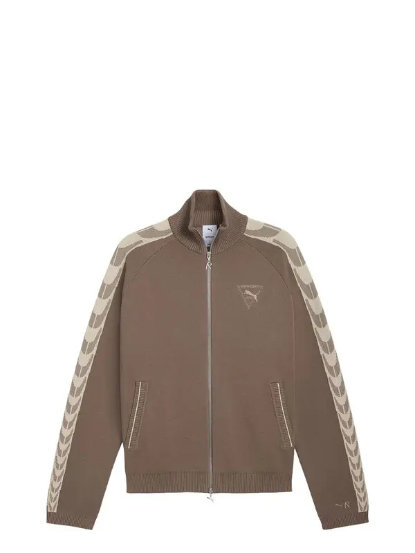 PUMA X Represent T7 Knit Jacket - Brown