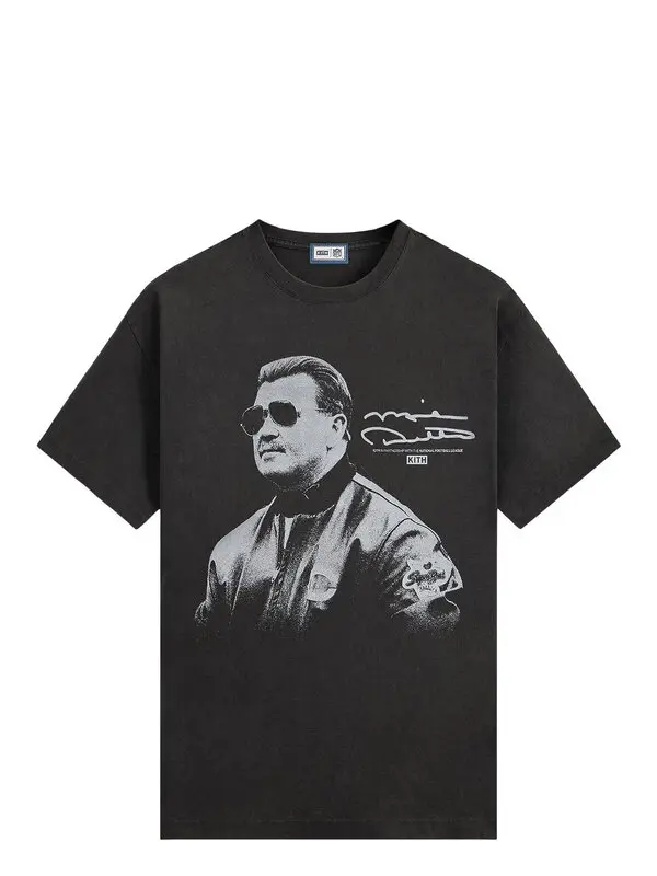Kith For The Nfl Mike Ditka Vintage Jones Tee - Black