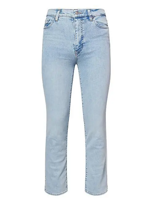 FRAME Le Sleek Straight-leg High-rise Jeans - Tribute