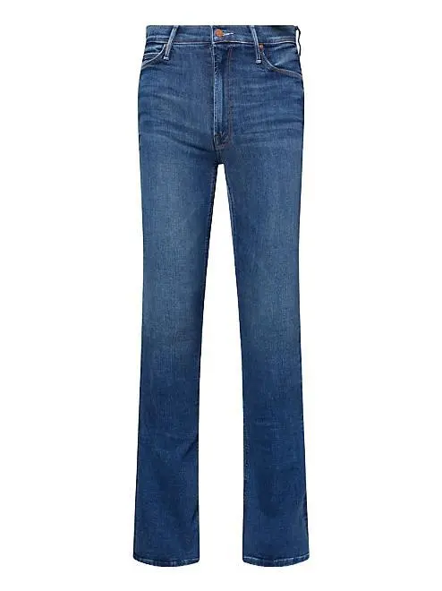 MOTHER Runaway High-rise Flared Stretch-denim Jeans - Start Your Engines