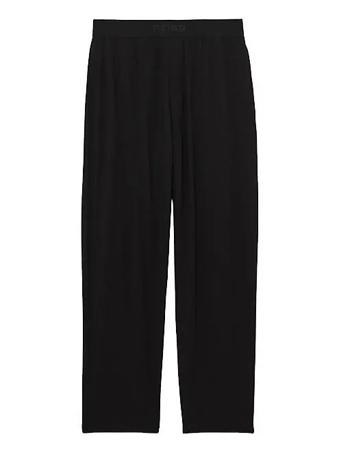 REISS Hugo Cotton-jersey Jogging Bottoms - Black