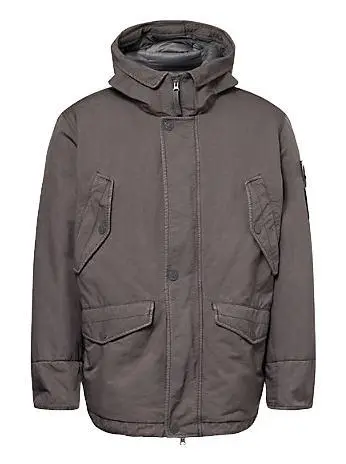 Stone Island David Ghost Padded Parka Jacket - Dark Grey