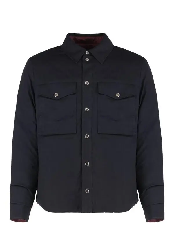 Dolce & Gabbana Reversible Flannel Jacket - Blue