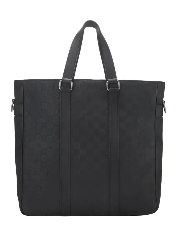 LOUIS VUITTON Damier Infini Neo Tadao Tote Bag - Black