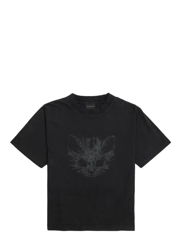 Balenciaga Kittycat T-shirt - Black