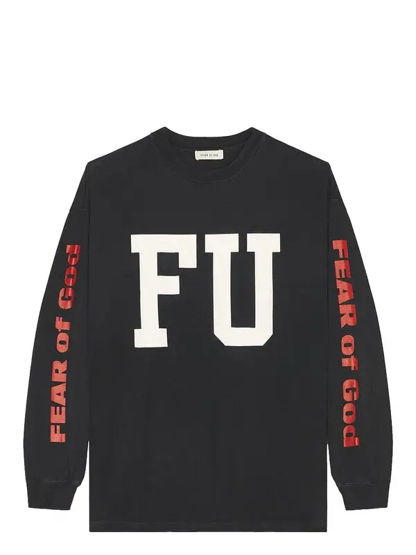 Fear Of God Relaxed Freedom Ls Tee - Black