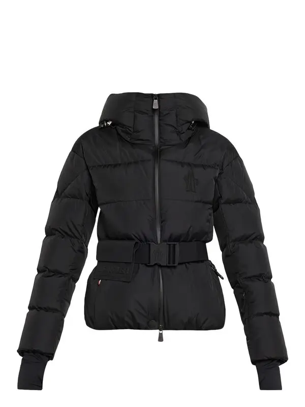 Moncler Bouquetin Hooded Down Ski Jacket - Black