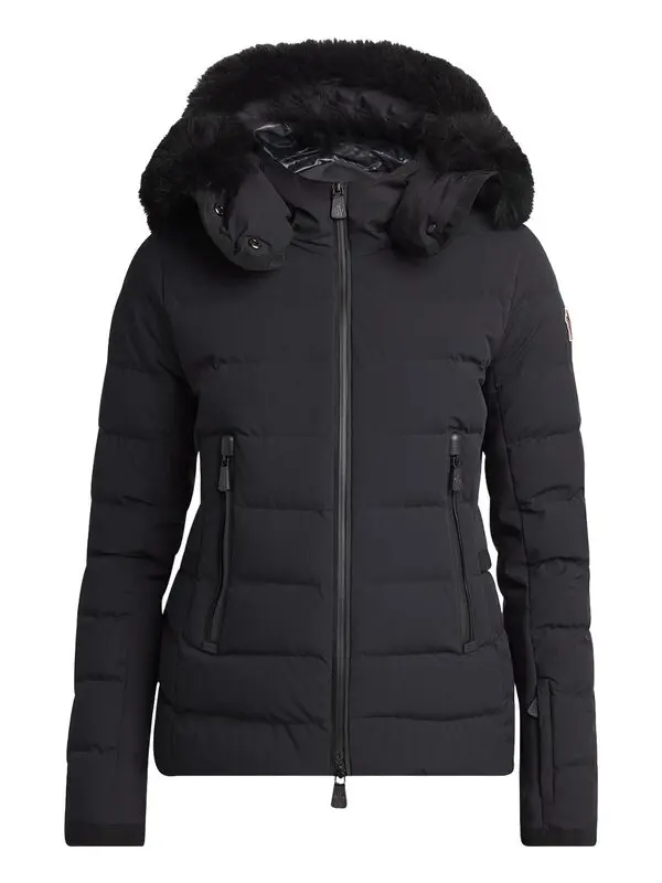 Moncler Lamoura Hooded Down Ski Jacket - Black