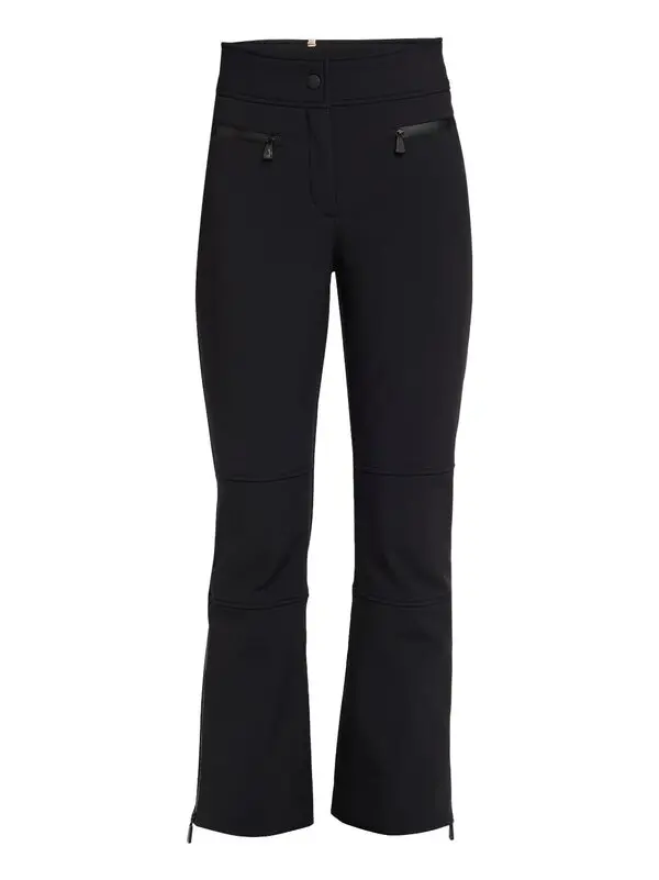 Moncler Stretch Poplin Ski Pants - Black