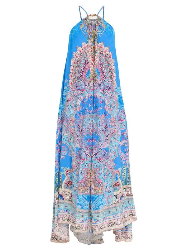 Camilla Footsteps In Folklore Gathered Maxi Dress - Istanbul A