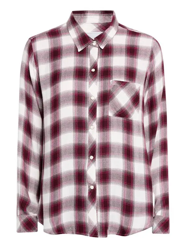 Rails Hunter Plaid Shirt - Rasberry W