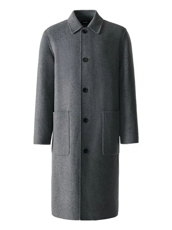 Mackage Beckett Handmade Wool Overcoat - Carbon Mix