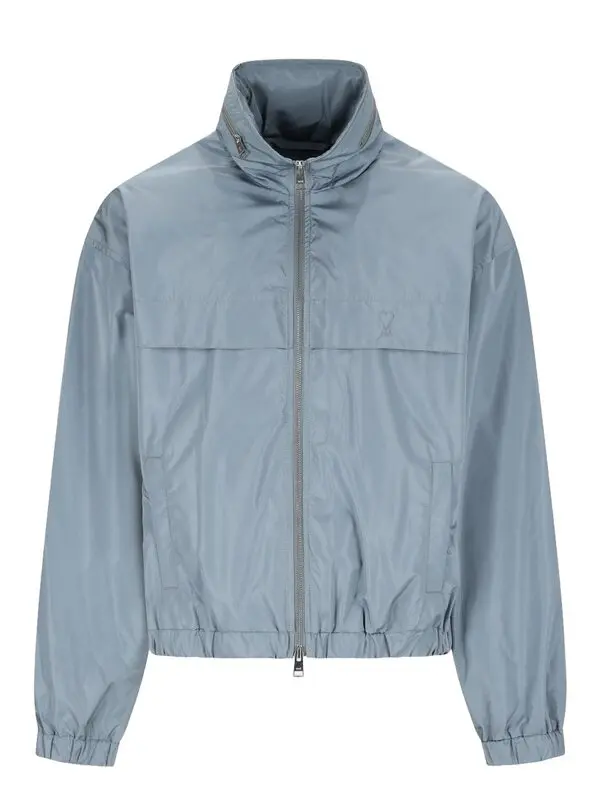 Ami Zip Up Jacket - Blue