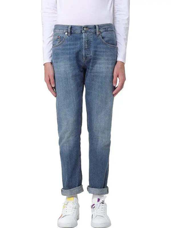 DONDUP Straight Leg Jeans - Navy
