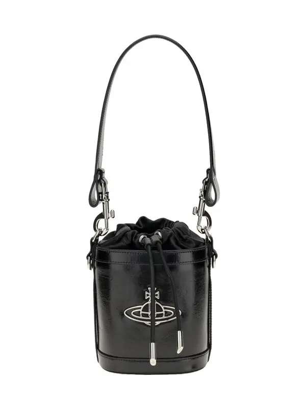 VIVIENNE WESTWOOD Mini Bucket Bag - Black
