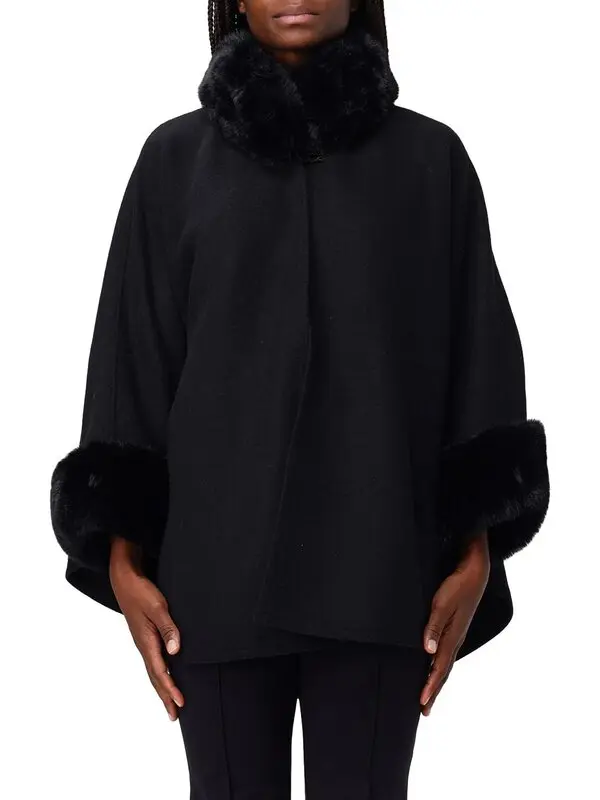 TWINSET Fur Coat - Black