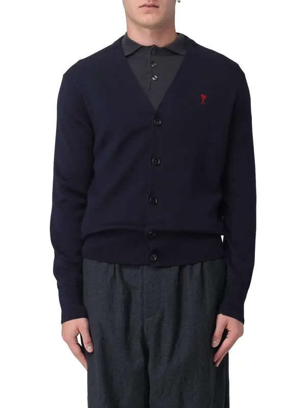 Ami Pullover Sweater - Navy