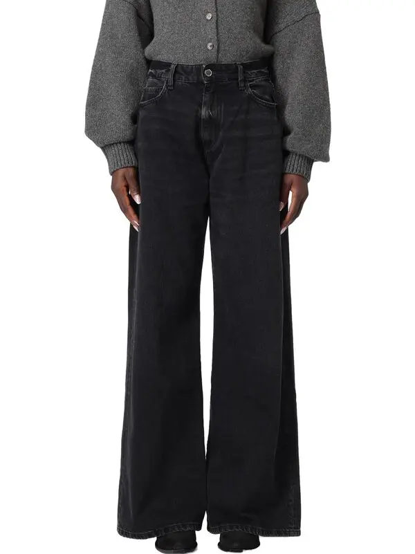 ICON DENIM LOS ANGELES Wide Leg Jeans - Graphite