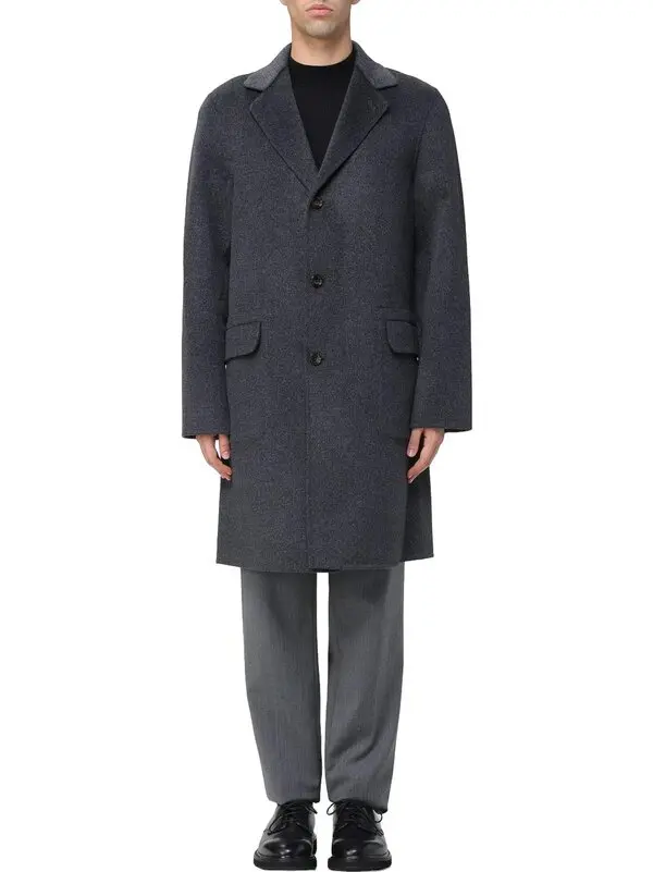 Aspesi Single Breasted Coat - Black