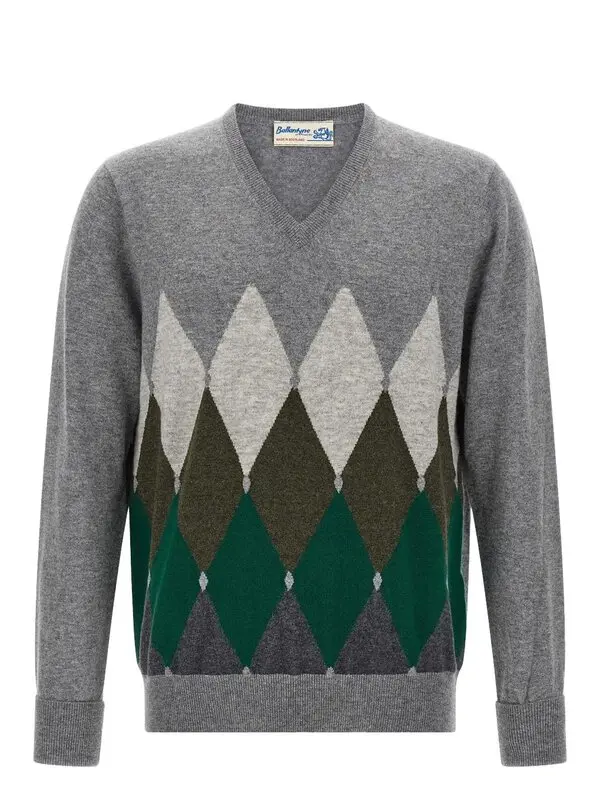 BALLANTYNE Pullover Sweater - Grey 1
