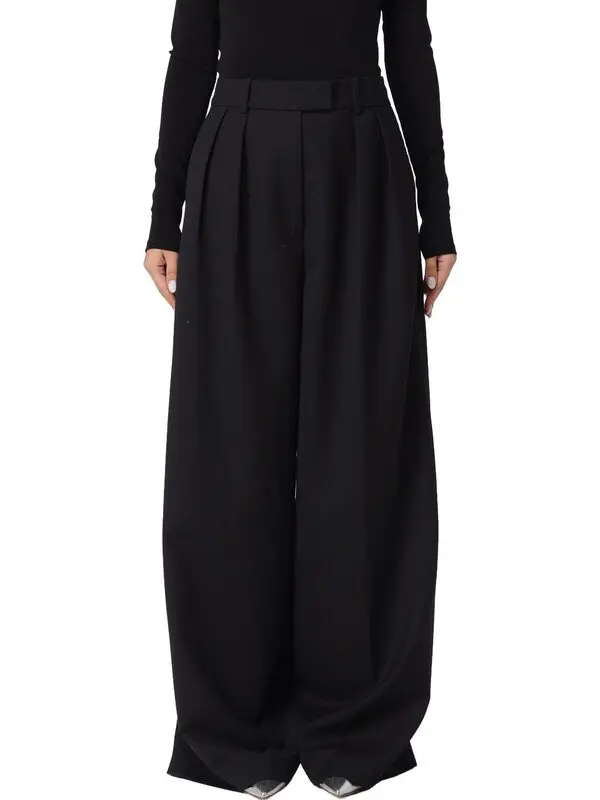 ANINE BING Wide Leg Trousers - Black