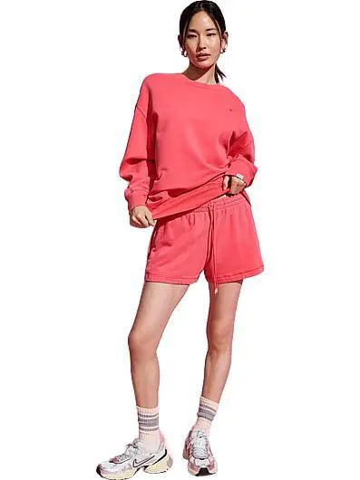 Victoria's Secret Angel Essentials Iconic Fleece Crewneck Sweatshirt - Pink