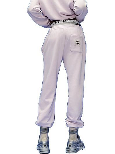 Victoria's Secret Angel Essentials Iconic Fleece Relaxed Jogger Sweatpant - Purple