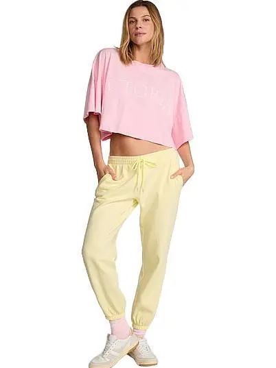 Victoria's Secret Angel Essentials Off-duty Fleece Jogger - Yellow