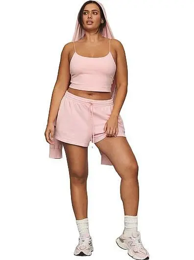 Victoria's Secret Angel Essentials Off-duty Terry Lounge Shorts - Pink