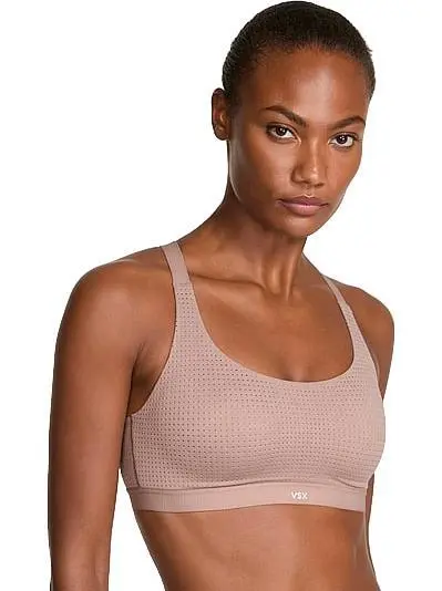 Victoria's Secret Vsx Lightweight Mesh 2.0 Sports Bra - Beige