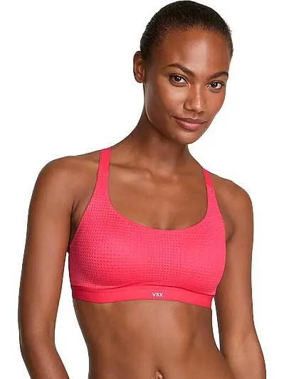 Victoria's Secret Vsx Lightweight Mesh 2.0 Sports Bra - Pink