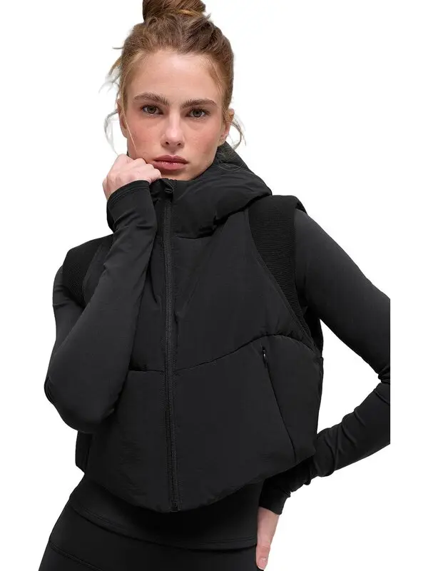 Alo Yoga Fast Lane Puffer Vest - Black